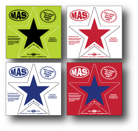 Star Vinyl Decals – MAS Brand